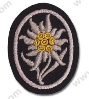SS Edelweiss Arm Badge Black – N. A Awan Enterprises